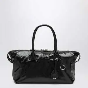 Miu Miu Glossy Leather Handbag - Black