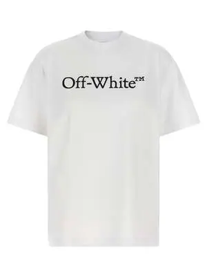 Off-White Big Logo Bookish' T-shirt - White
