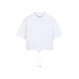 Moncler Short Sleeves Polo - White