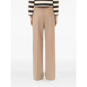 Valentino Garavani Neutrals Trousers Straight Trousers