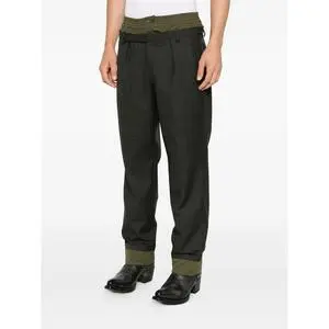 Prada Trousers Tailored Trousers - Green