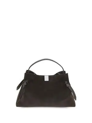 Yuzefi Gyoza Suede Shoulder Bag - Brown