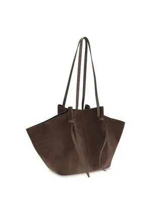 Yuzefi Mochi Large Suede Shoulder Bag