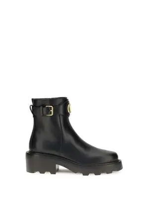 Valentino Garavani Vlogo Signature Ankle Boots - Black