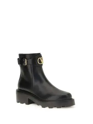 Valentino Garavani Vlogo Signature Ankle Boots - Black