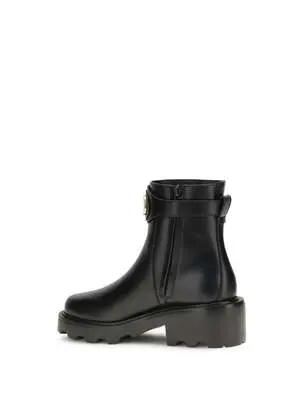 Valentino Garavani Vlogo Signature Ankle Boots - Black