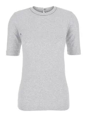 Brunello Cucinelli Cotton T-shirt - Gray