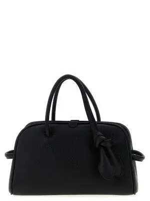 Jacquemus Le Petit Turismo Leather Bowling Handbag - Black
