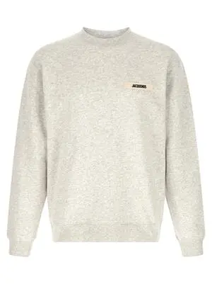 Jacquemus Le Sweatshirt Gros Grain' Sweatshirt - Gray