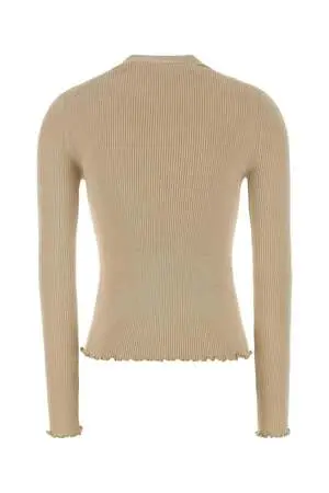 Alaïa Sand Knit Top - Brown