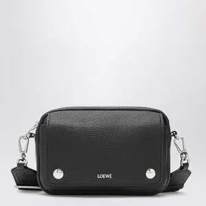 Loewe Grained Leather Crossbody Bag - Black