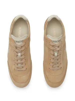 Burberry Leather Sneakers - Multicolor