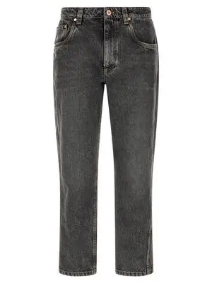 Brunello Cucinelli Monile Jeans - Gray