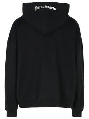 Palm Angels Cotton Sweatshirt - Black
