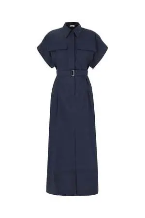 Brunello Cucinelli Belted Shirt Dress