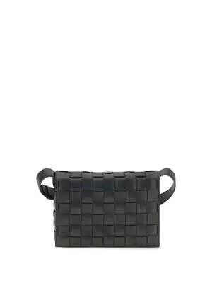 Bottega Veneta Orto Messenger Crossbody Bag - Black