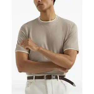 Brunello Cucinelli Grey T-shirts & Vests T-shirts