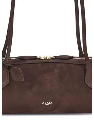 Alaïa Le Teckel Suede Shoulder Bag - Brown