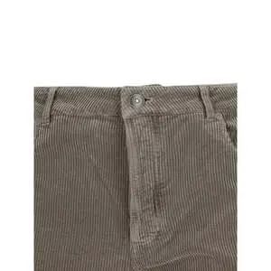 Brunello Cucinelli Grey Trousers Regular & Straight-leg Trousers
