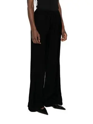 FORTE_FORTE Velvet Flared Trousers - Multicolor