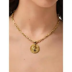 Versace Medusa Pendant Necklace - Gold