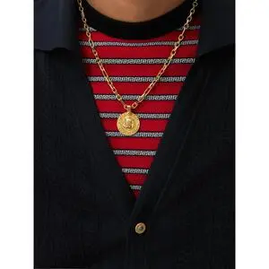Versace Medusa Pendant Necklace - Gold