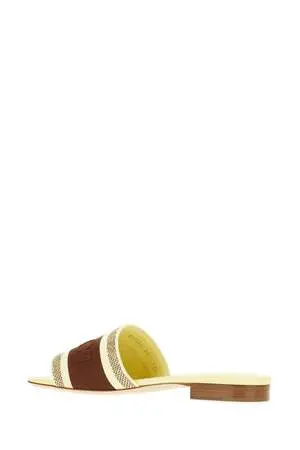Gucci Open Toe Slides - Multicolor