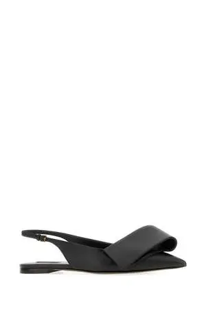 Givenchy Leather Twisted Ribbon Ballerinas