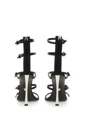 Versace Pin-point Sandal - Black