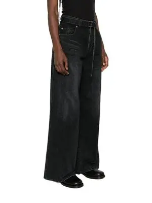Sacai Wide-leg Denim Jeans