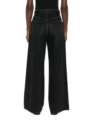 Sacai Wide-leg Denim Jeans