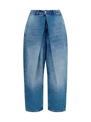 Balmain Barrel Denim Jeans - Blue