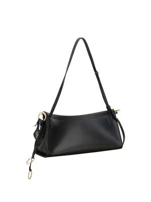 Alaïa Le Click West Medium Shoulder Bag - Black