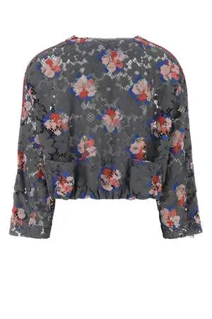 Fendi Printed Lace Blazer - Multicolor