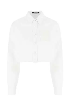Raf Simons Button Up Cropped Shirt - Multicolor