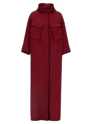 Gucci Gg Coat - Red