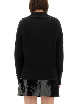 TOM FORD Cashmere And Silk Long Sleeve Polo Shirt
