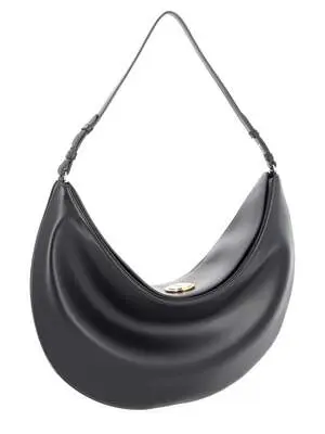 Jacquemus Textured Leather Hobo Bag - Black