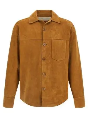 AMI Paris De Coeur' Overshirt - Brown