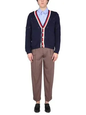 Gucci Shirt With Bear On Pocket