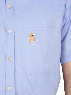 Gucci Shirt With Bear On Pocket