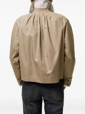 Burberry Cotton Tropical Gabardine Jacket - Multicolor
