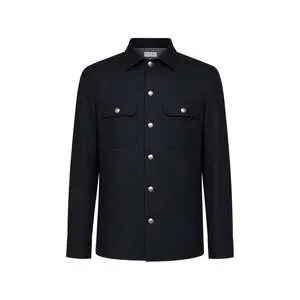Brunello Cucinelli Shirts - Blue