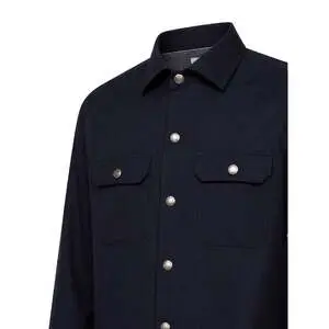 Brunello Cucinelli Shirts - Blue