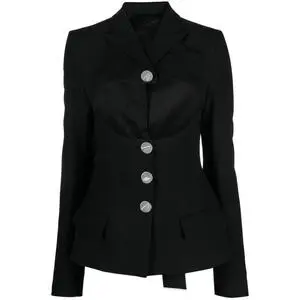 Attico Jackets Blazers - Black