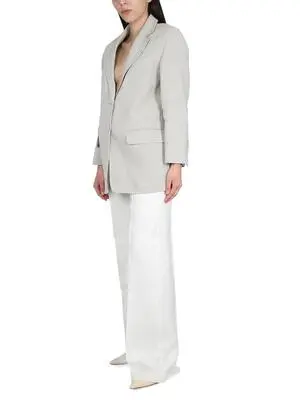 Max Mara Cotton Crêpe Jacket - Cream
