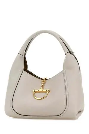 Gucci Light Grey Leather Shoulder Bag