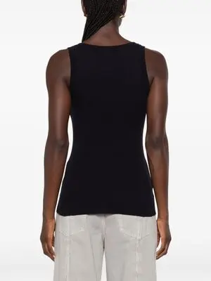 Miu Miu Logo Cotton Tank Top