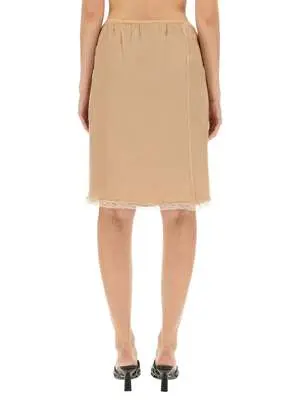 Gucci Silk Chiffon Skirt