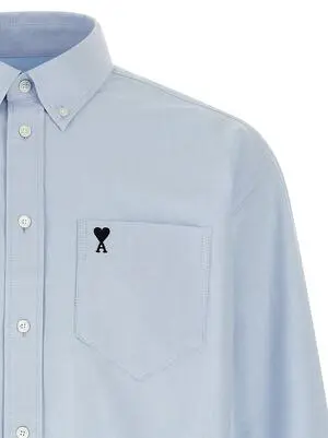 AMI Paris De Coeur' Shirt - Blue